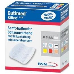 BSN Medical CUTIMED Siltec Plus Schaumverb.10x20 cm haftend