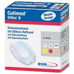 BSN Medical CUTIMED Siltec B Schaumverb.10x10 cm m.Haftr.