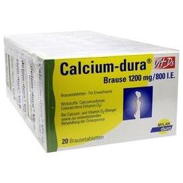 Calcium-dura Vit D3 Brause 1200mg/800 I.E.