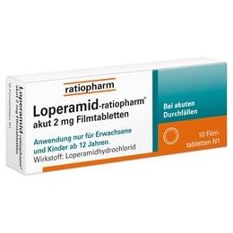 Loperamid-ratiopharm akut 2mg