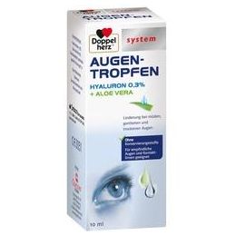 Queisser Doppelherz system AUGEN-TROPFEN HYALURON 0,3% + ALOE