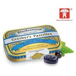 HAGER PHARMA Grethers Pastilles Blackcurrant Silber Dose