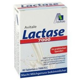 Avitale Lactase 7000 FCC Tabletten im Spender