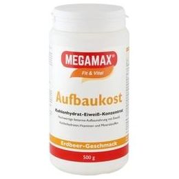 Megamax Aufbaukost Erdbeere Pulver