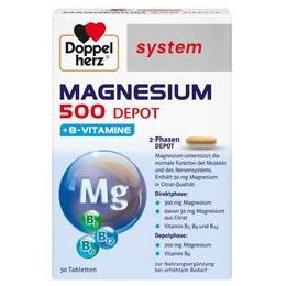 Queisser Doppelherz system MAGNESIUM 500 DEPOT + B-Vitamine
