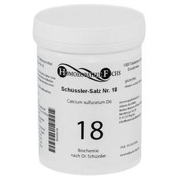 HOMOEOPATHIEFUCHS Schüssler-Salz Nummer 18 Calcium sulfuratum D6 Biochemie
