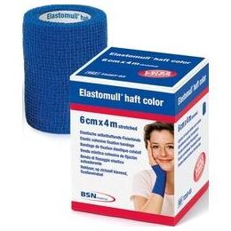 BSN Medical ELASTOMULL haft color 6 cmx4 m Fixierb.blau