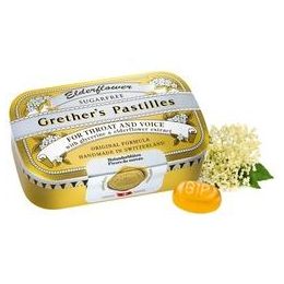 HAGER PHARMA Grethers Pastilles Elderflower zuckerfrei