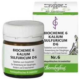 Bombastus BIOCHEMIE 6 Kalium sulfuricum D 6 Tabletten