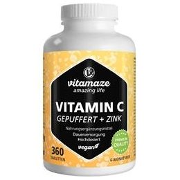 Vitamaze GmbH vitamaze VITAMIN C gepuffert + ZINK