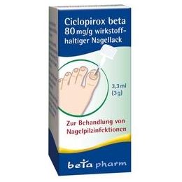 betapharm Cicloprox beta 80 mg/g wirkstoffhaltiger Nagellack