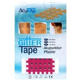 GITTER Tape AcuTop Akupunkturpflaster 5x6 cm pink