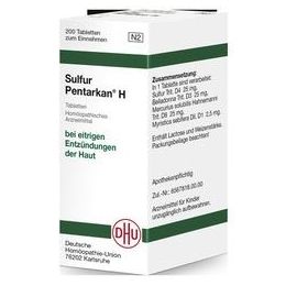DHU-Arzneimittel SULFUR PENTARKAN H Tabletten