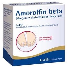 betapharm Amorolfin beta 50 mg/ml wirkstoffhaltiger Nagellack