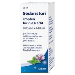 SedAriston Tropfen für die Nacht Baldrian + Melisse