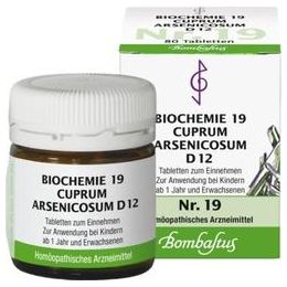 Bombastus BIOCHEMIE 19 Cuprum arsenicosum D 12 Tabletten