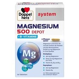 Queisser Doppelherz system MAGNESIUM 500 DEPOT + B-Vitamine