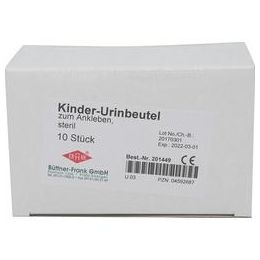 Büttner-Frank URIN AUFFANGBTL. steril 100 ml f.Kind z.Ankleben