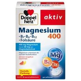 Queisser Doppelherz aktiv Magnesium 400 + B1 + B6 + B12 + Folsäure