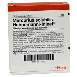 Heel MERCURIUS SOLUBILIS INJEEL Hahnemanni Ampullen