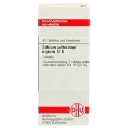 DHU-Arzneimittel STIBIUM SULFURATUM NIGRUM D 6 Tabletten