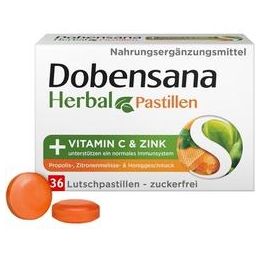 Reckitt Benckiser Deutschland GmbH Dobensana Herbal + VITAMIN C & ZINK Honiggeschmack