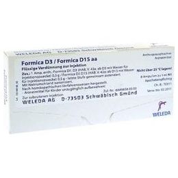 Weleda FORMICA D 3/Formica D 15 aa Ampullen
