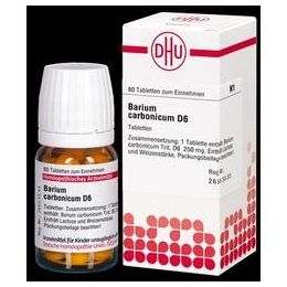 DHU-Arzneimittel BARIUM CARBONICUM D 6 Tabletten
