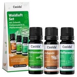 Casida Waldluft Set mit Zirbenöl, Fichtennadelöl & Pfefferminzöl