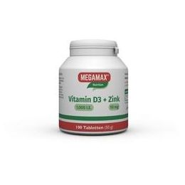 Megamax Vitamin D3 1000IE + Zink 10MG