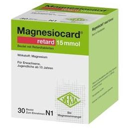 Verla-Pharm Arzneimittel GmbH & Co. KG MAGNESIOCARD retard 15 mmol Beutel m.ret.Filmtabl.