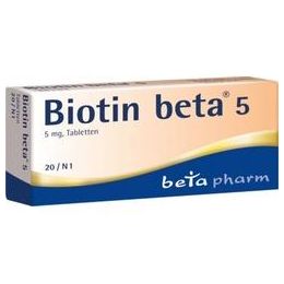 betapharm BIOTIN BETA 5 Tabletten