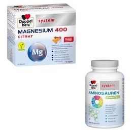 Doppelherz system Aminosäuren + Magnesium Set