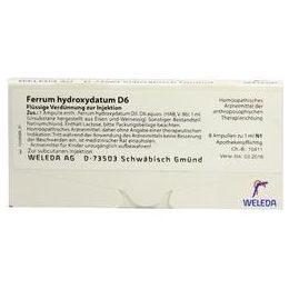 Weleda FERRUM HYDROXYDATUM D 6 Ampullen