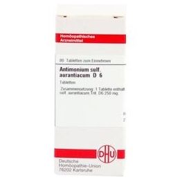 DHU-Arzneimittel ANTIMONIUM SULFURATUM aurantiacum D 6 Tabletten