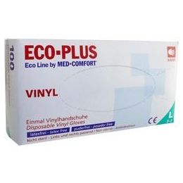 ECO-PLUS VINYL Gr. L Einmal Vinylhandschuhe