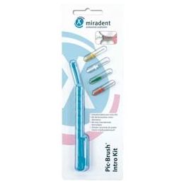 HAGER PHARMA MIRADENT Interd.Bürste PIC-Brush 1er Set blau tr.