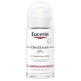 Beiersdorf Eucerin Deodorant 48h 0% Aluminium EMPFINDLICHE HAUT Roll-on