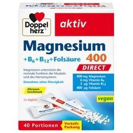 Queisser Doppelherz aktiv Magnesium 400 + B-Vitamine DIRECT