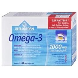 GESUNDFORM Omega-3 1000 mg Vega Soft Kapseln