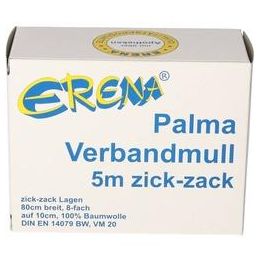 PALMA Verbandmull 80 cm 5 m zickzack Lagen