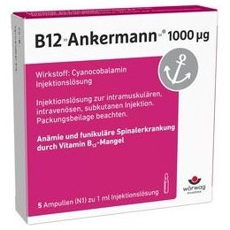 WÖRWAG PHARMA B12 Ankermann 1000 μg