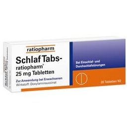SchlafTabs-ratiopharm 25mg