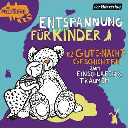 DER HÖRVER Der HörVerlag Hörspiel-CD Entspannung für Kinder. 12 Gute-Nacht-Geschichten zum Einschlafen &...