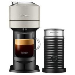 Nespresso Vertuo Next Light Grey & Aeroccino 3 schwarz