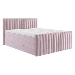 Boxspringbett Simon in Flieder ca. 160x200cm