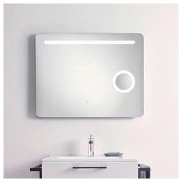 Badmobil Wandspiegel Silberfarben inkl. LED 'Mirror'
