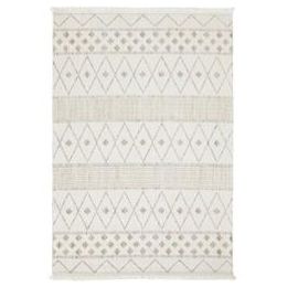 Webteppich Eleni 3 in Beige ca. 120x170cm