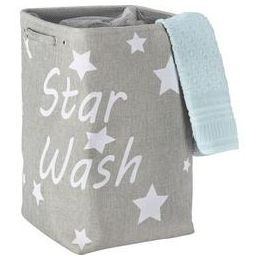 Wäschetonne Star Wash in Grau