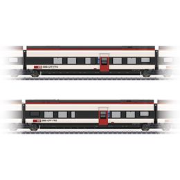 Märklin Märklin Personenwagen Ergänzungswagen-Set 1 zum RABe 501 Giruno - 43461, Spur H0, mit Lichteffekten; Made in Europe, bunt|rot|schwarz|weiß